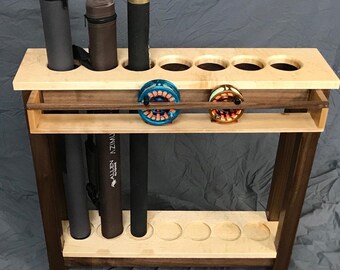 Fly Rod Tube Storage Rack 13 Position - Etsy