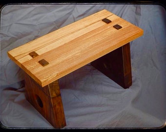 Rustic Wooden Step Stool - Etsy