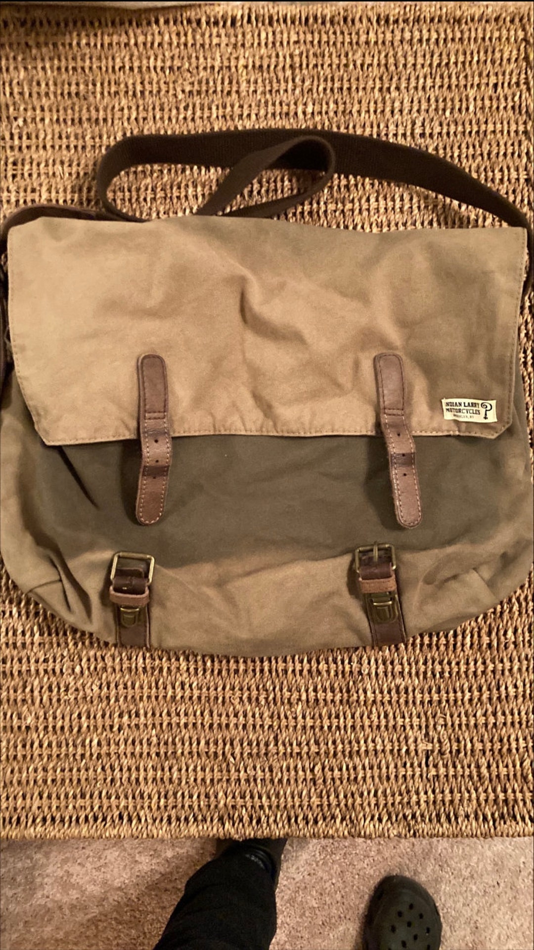 Indian Larry Vintage Messenger Bag - Etsy