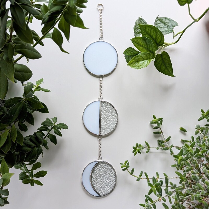 Stained Glass Moon - Etsy