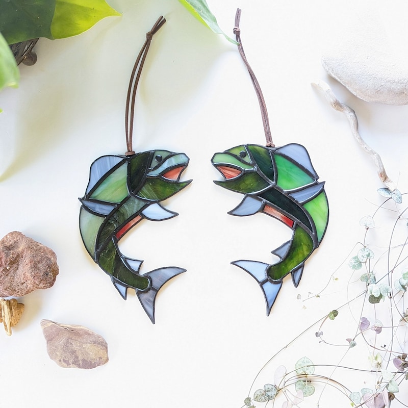 Stained Glass Fish - Etsy