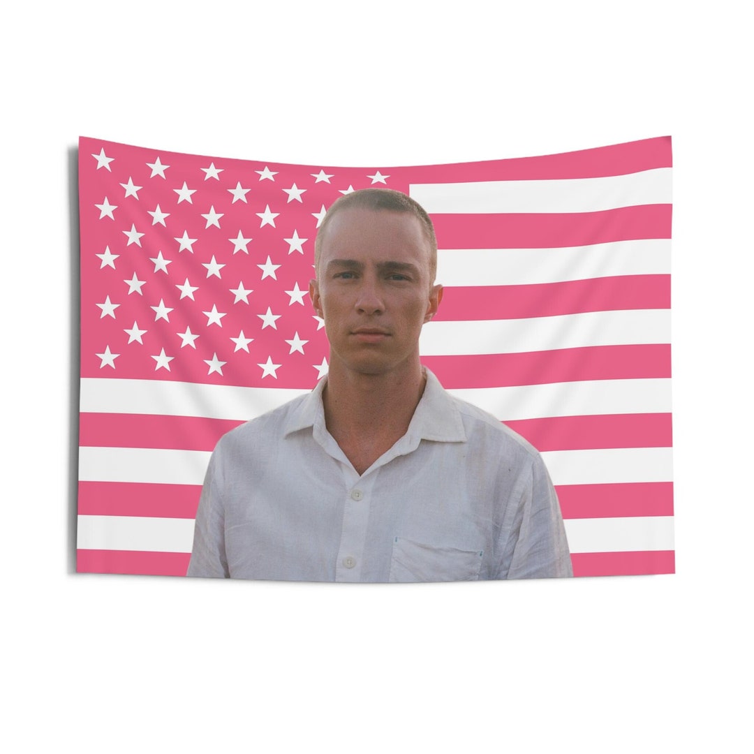 Drew Starkey Flag, Rafe Cameron Flag, Pink American Flag Poster ...