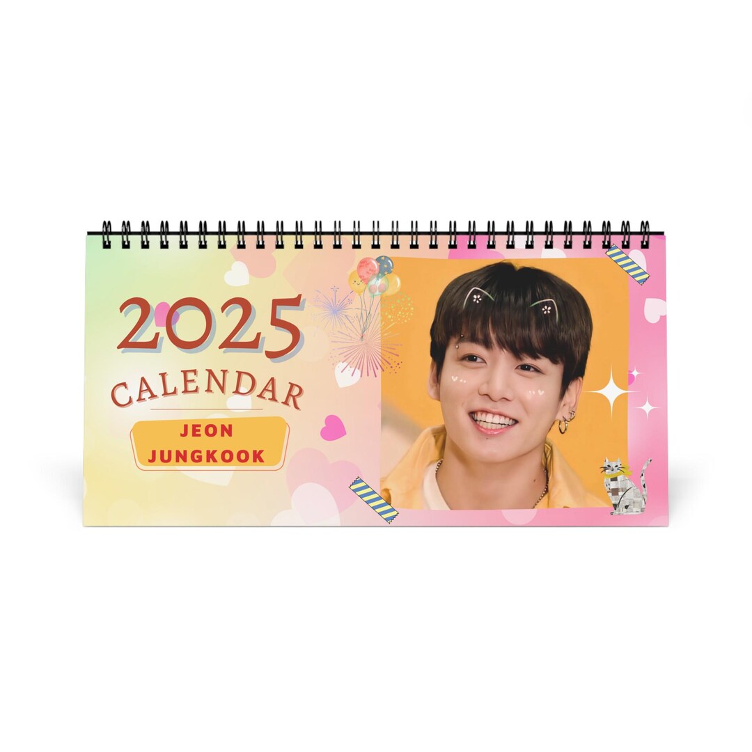 Jungkook 2025 Desk Calendar Ver.03 2025 Desk Calendar 2025 Calendar ...