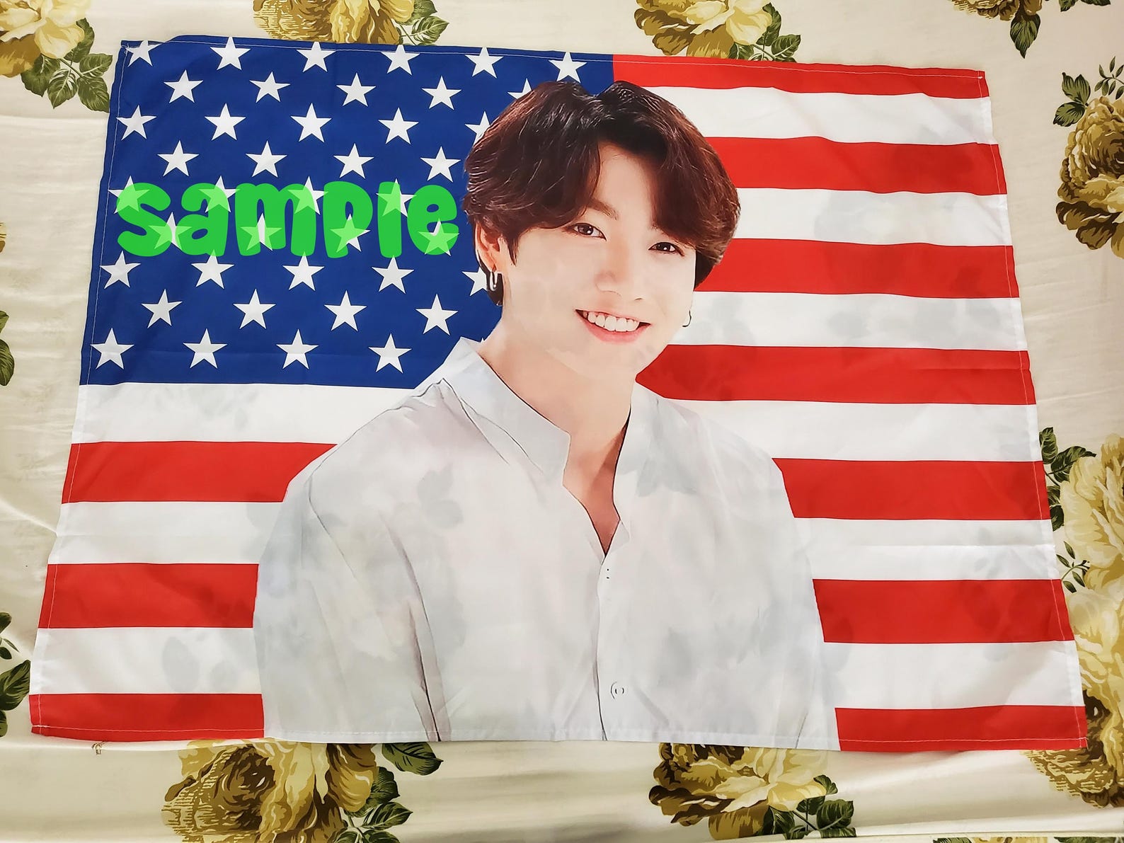 Drew Starkey Flag, Rafe Cameron Flag, Pink American Flag Poster ...