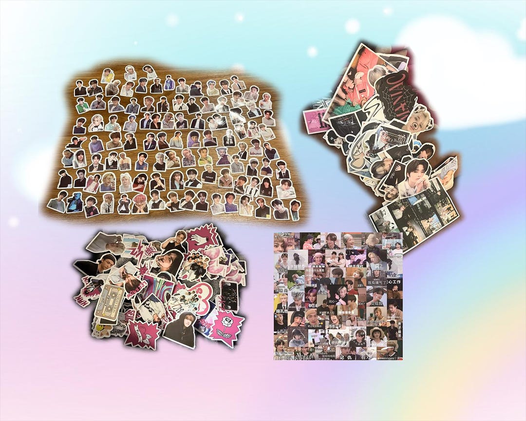 Stray Kids Set of 50-100 Stickers , Skz Stickers, Kpop Stickers ...