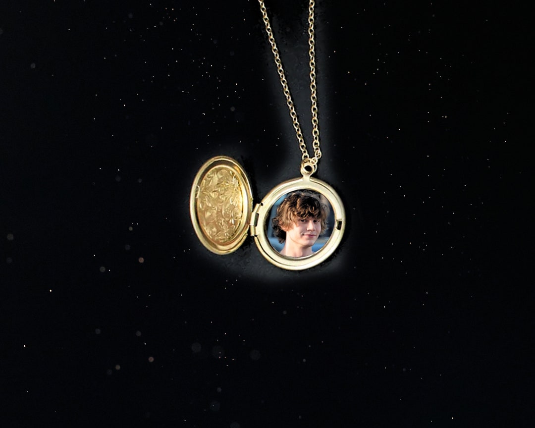 Evan Peters Round Locket Necklace Free Engraving Pendant Gift for ...