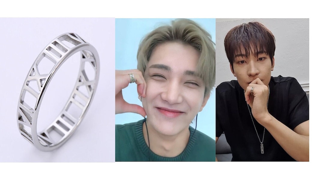 SEVENTEEN Ring Kpop Ring , Buy 1 Get 1 for Free, Korean Jewelry Silver ...