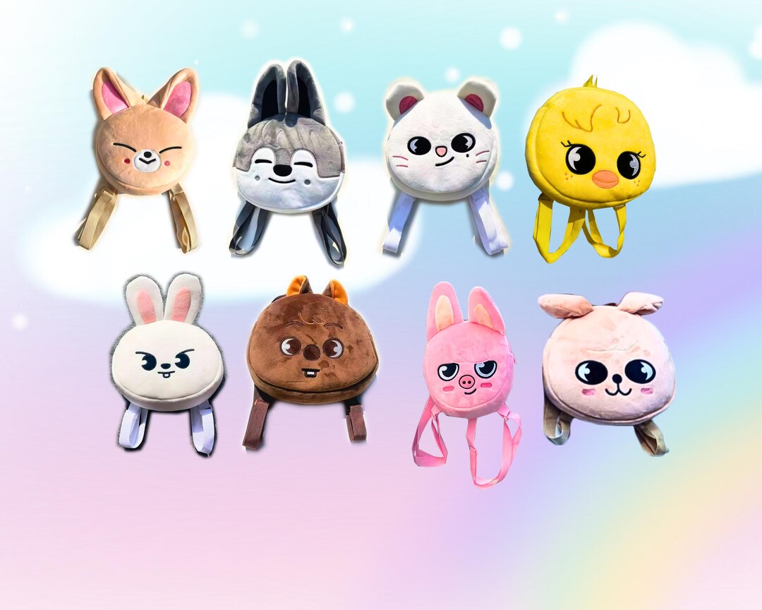 Skzoo Backpack, Stray Kids Backpack, Skz Backpack Wolfchan, Leebit ...