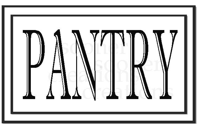 Pantry Digital Download, Svg, Png, Jpeg, Sign, Vinyl Cut File ...