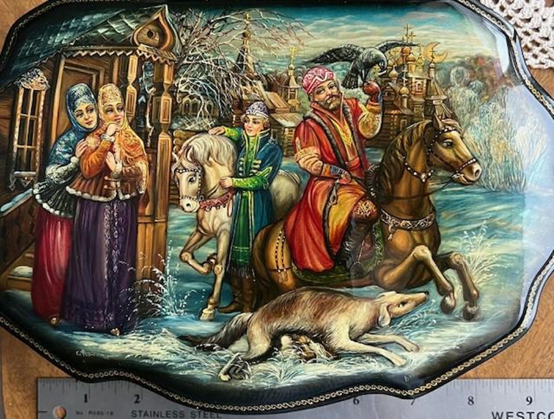 Russian Lacquer Box - by Maria Wagner - Etsy