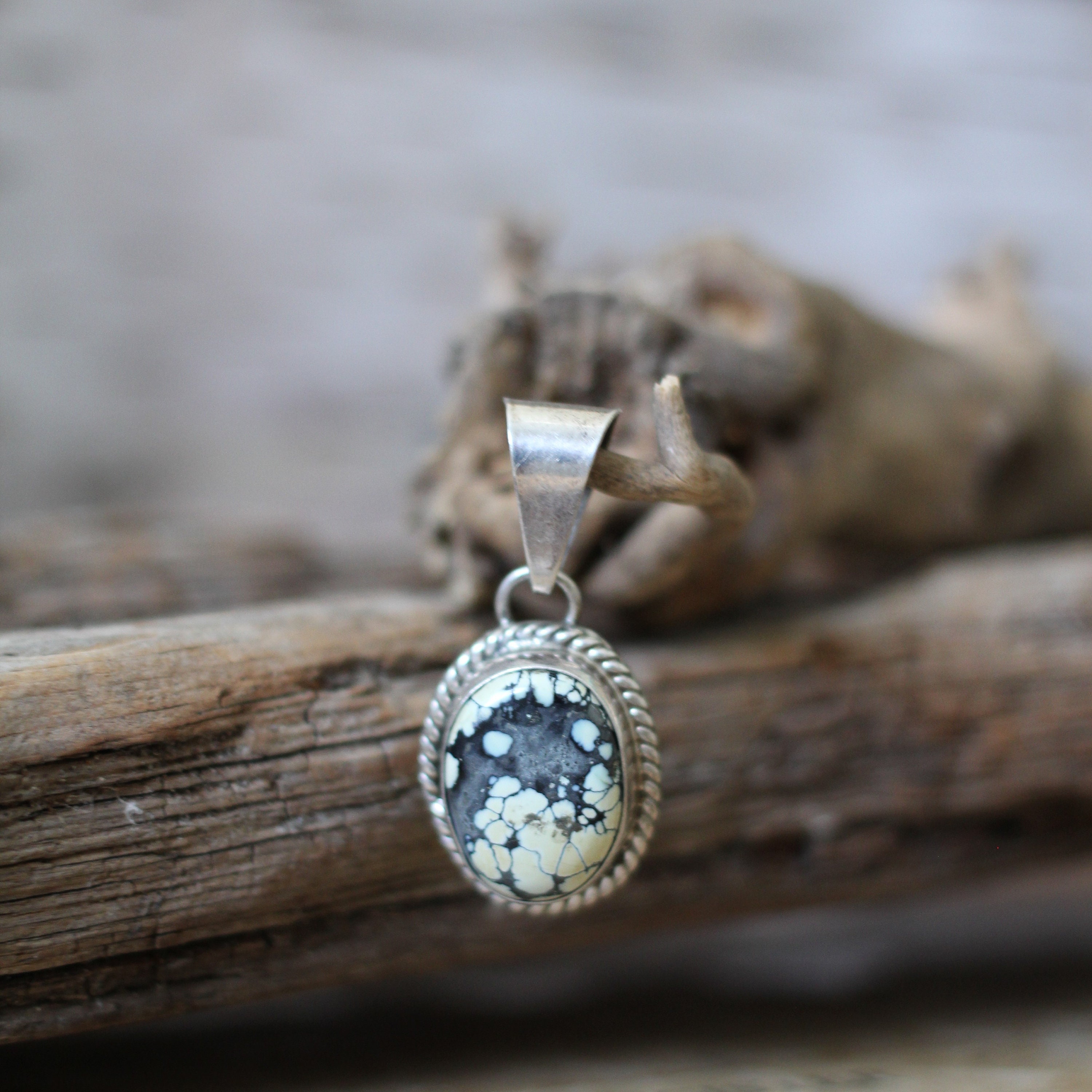 New Lander Turquoise Stone Vintage Navajo Native | Etsy