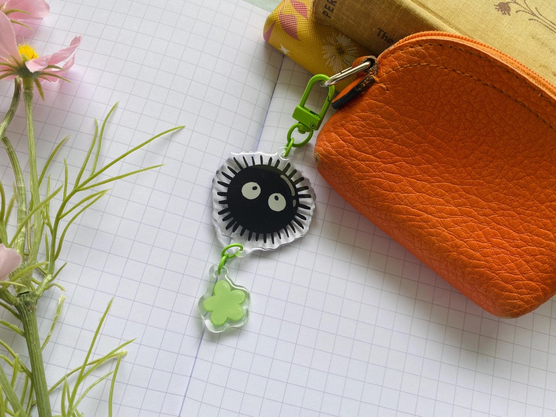 Cute Soot Sprite Keychain quirky Soot Sprite Charm Soot Sprite Keychain ...