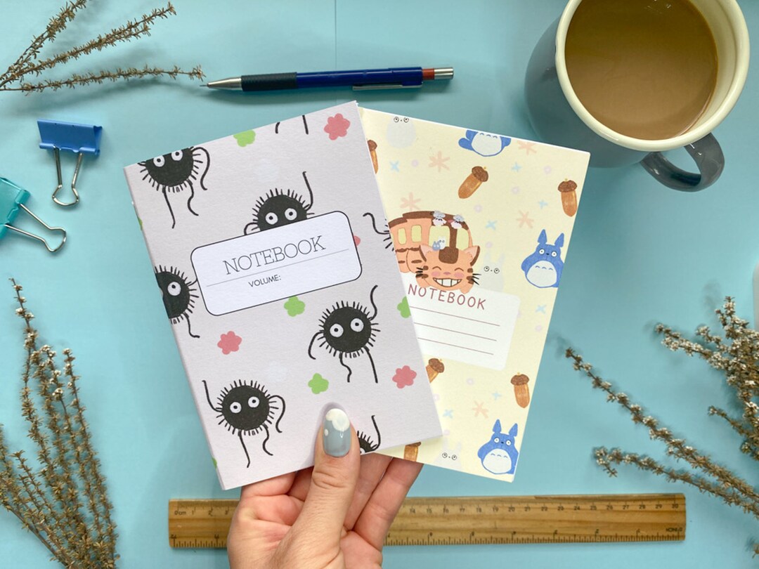 Ghibli Inspired Soft Journal Blank Notebook handmade Soot Sprite ...