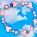 Subtle Trans Pride Stretch Gemstone Bracelet~ Aquamarine Crystals~ LGBT ...