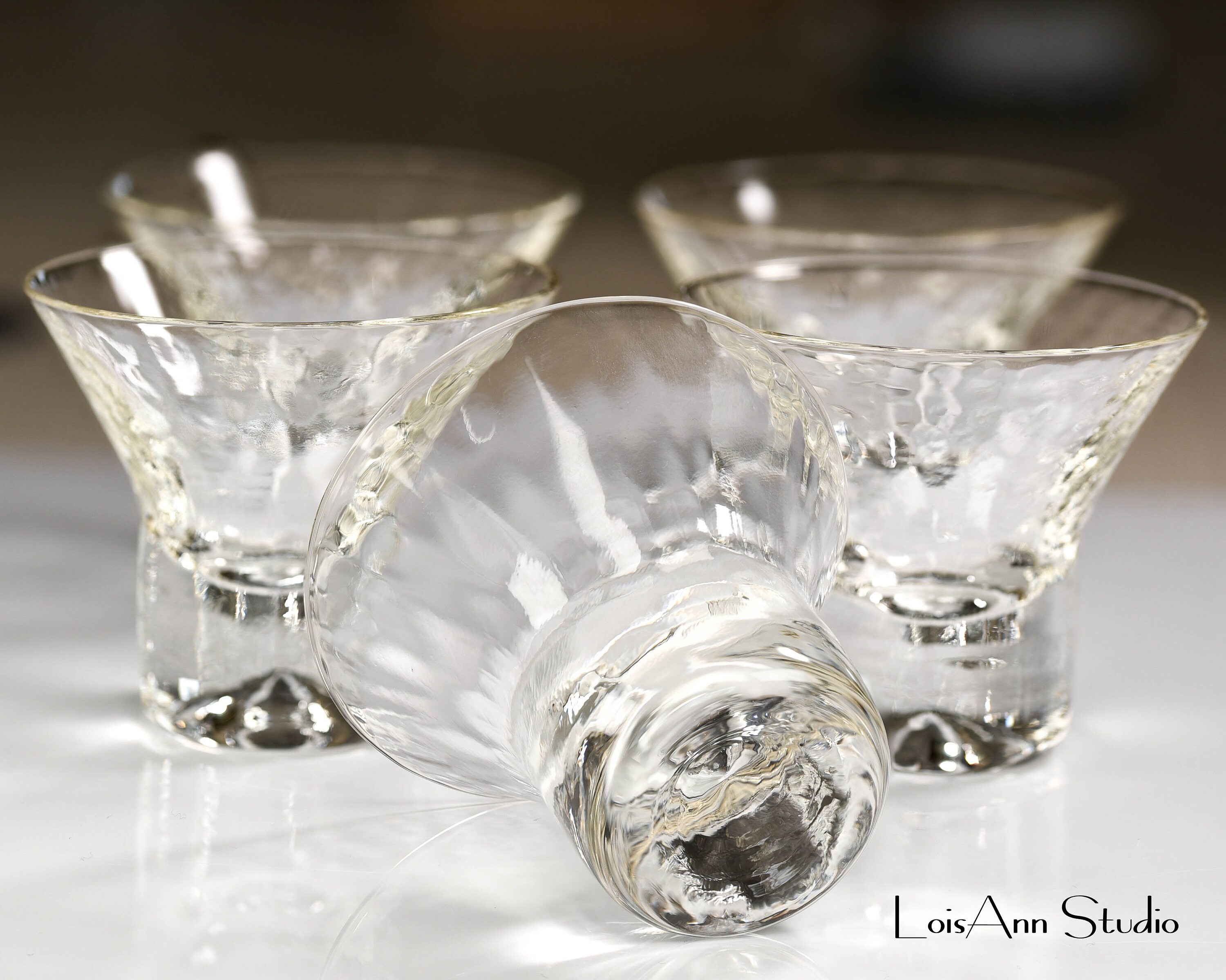 Vintage Pukeberg of Sweden Rustica Cocktail Glasses, Set of 5 - Etsy