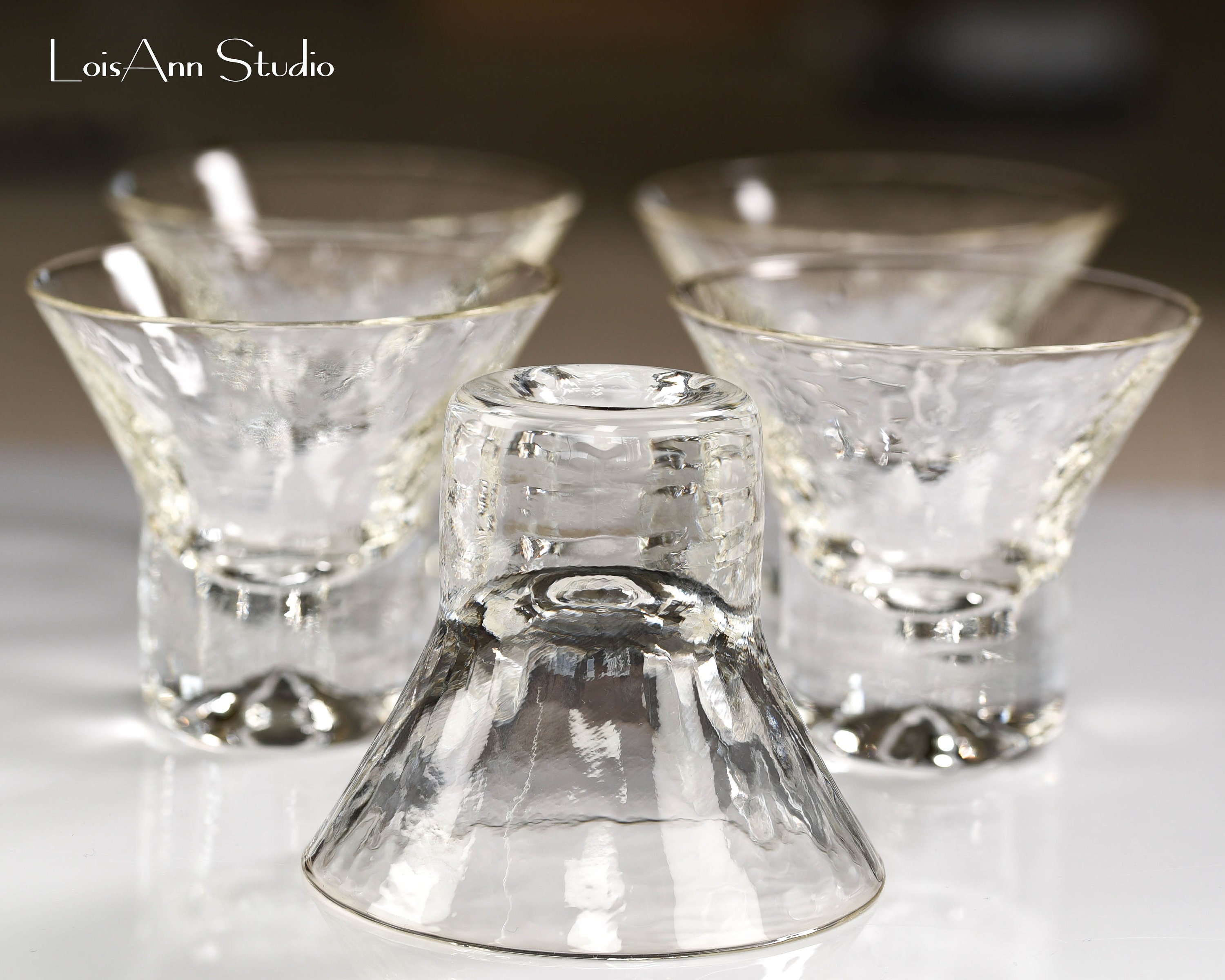 Vintage Pukeberg of Sweden Rustica Cocktail Glasses, Set of 5 - Etsy