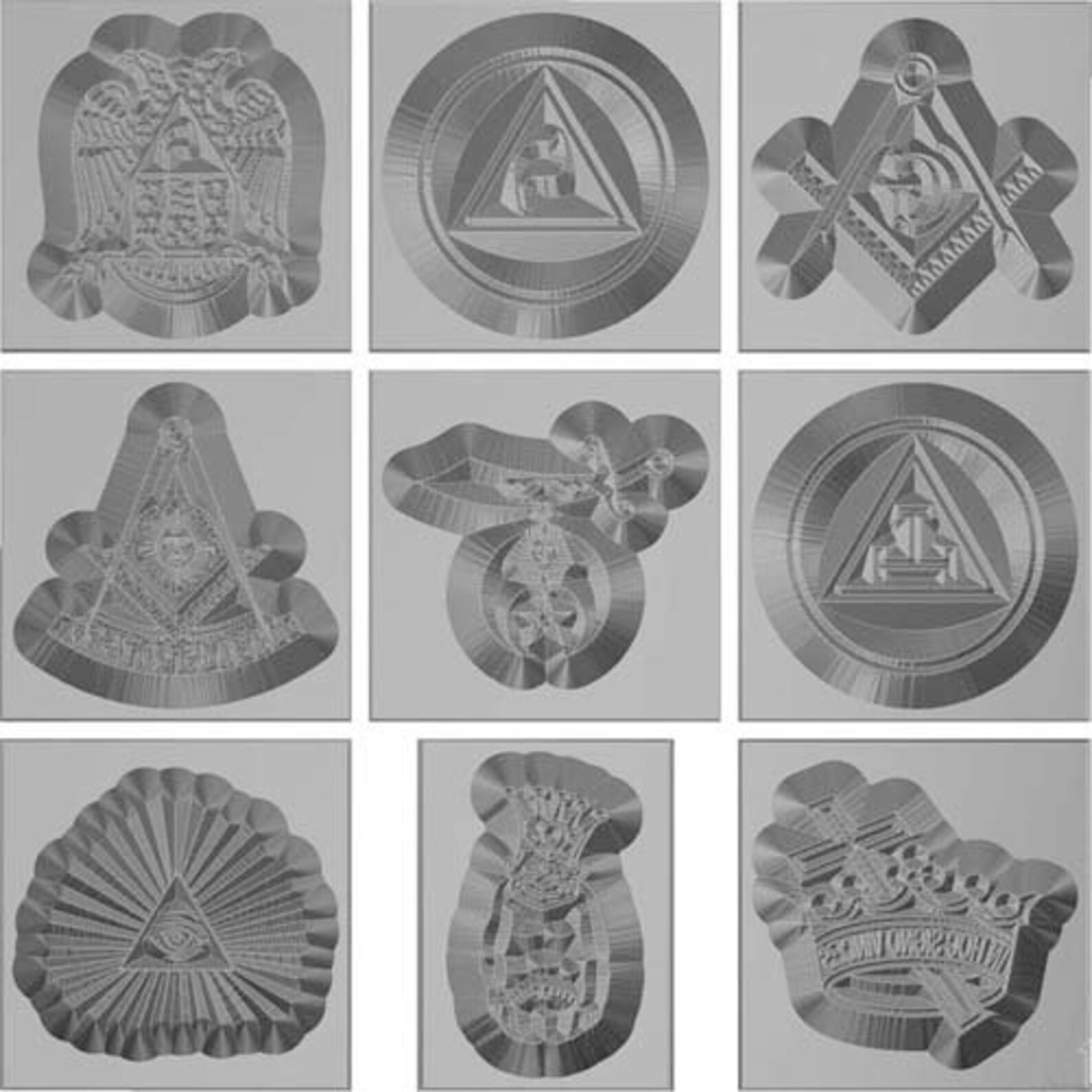 MASONIC Metal Marking Steel HAND STAMP Square & Compass All | Etsy