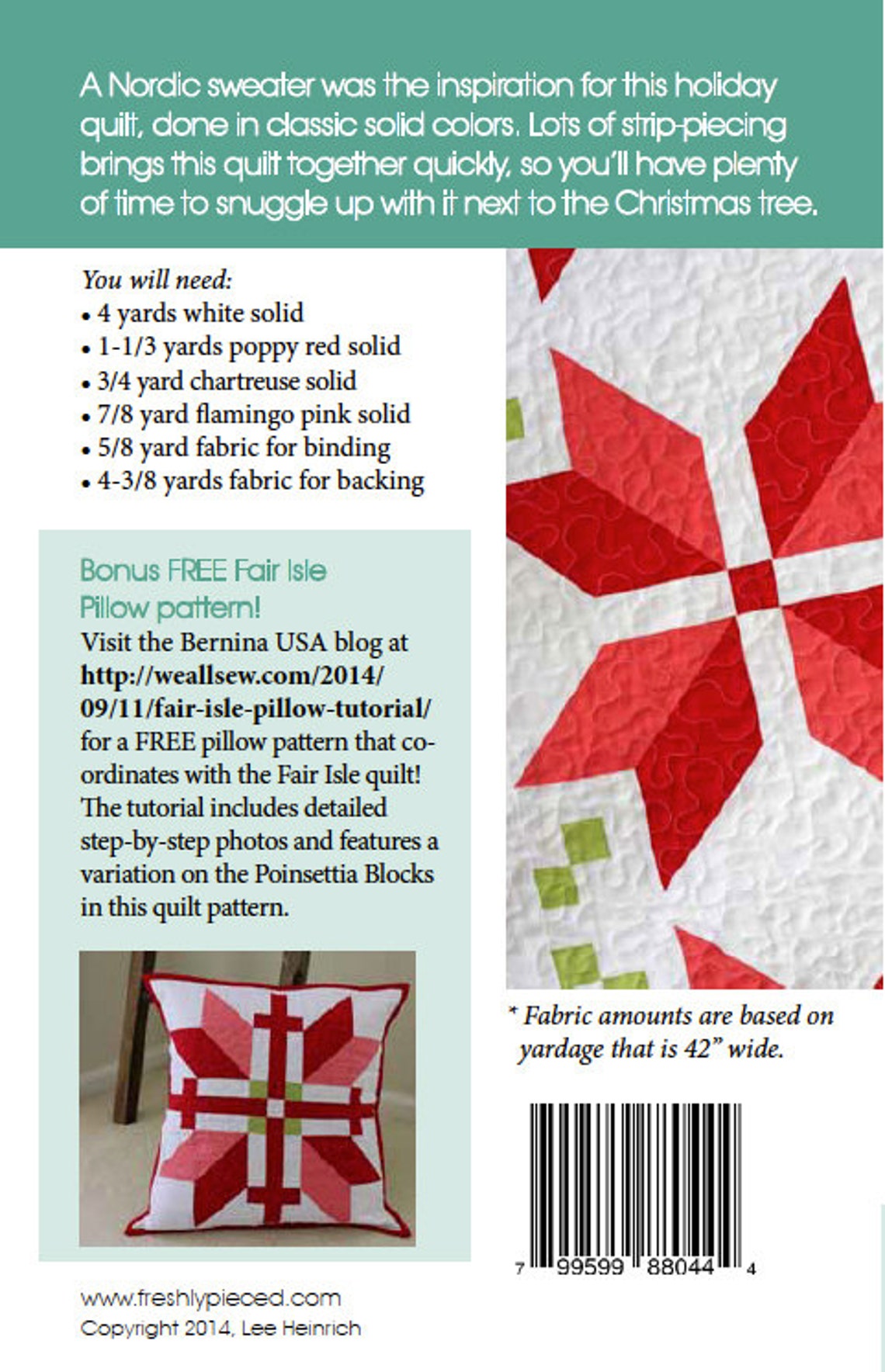 Fair Isle PDF Quilt Pattern - Etsy