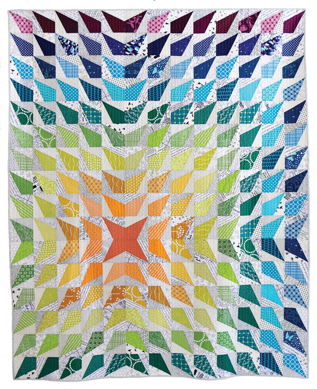 Wavelength PDF Quilt Pattern - Etsy
