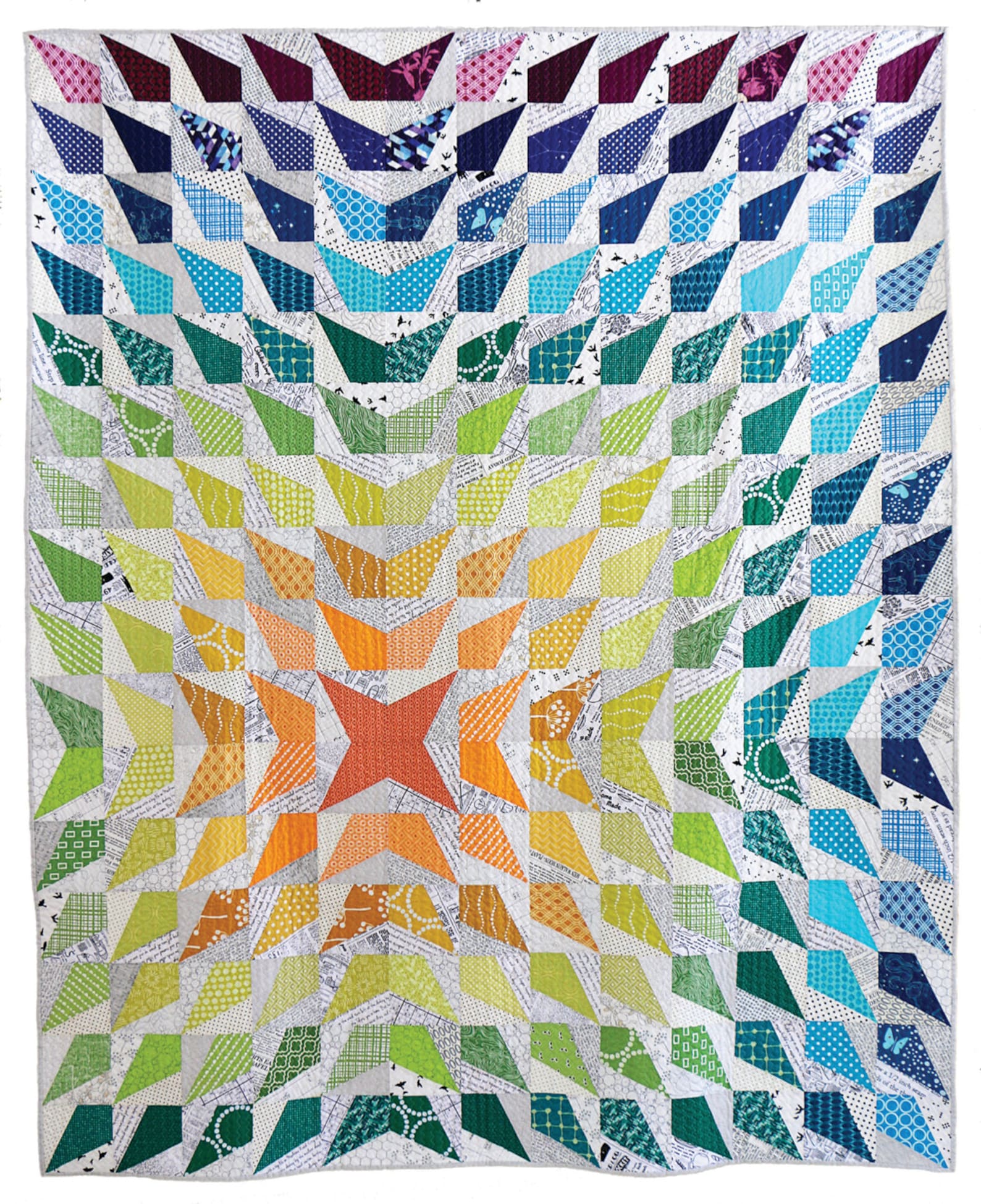 Wavelength PDF Quilt Pattern - Etsy