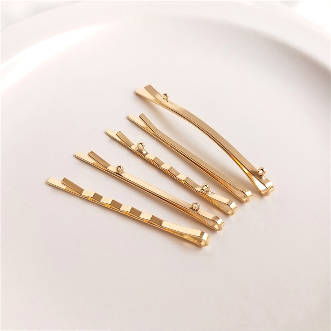 Hairpins Hair Pin/ Clip Hair Barrettes 14KT Gold Boddy Pins | Etsy