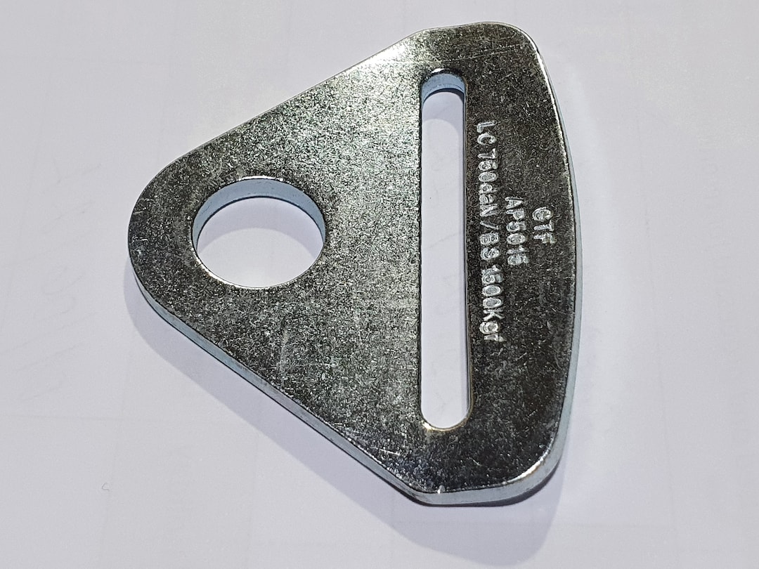 Cranked 4mm Anchor Plate for 50mm Webbing or Seat Belts Fixing Point ...