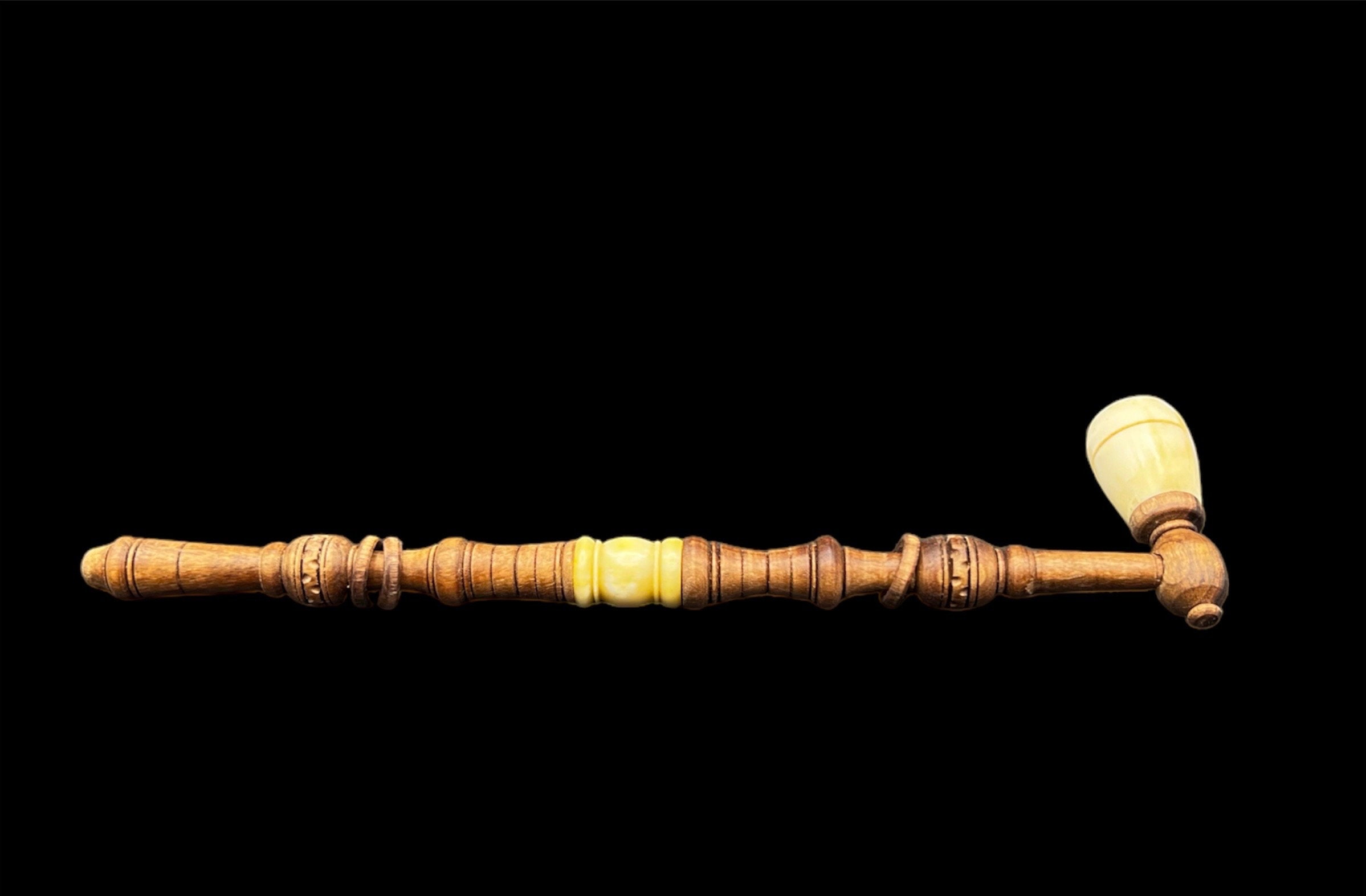 Traditional Moroccan Wood and Bone Pipe - Etsy