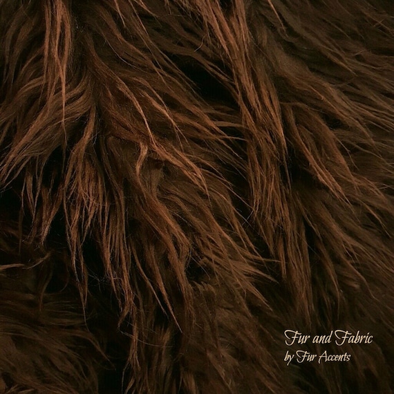 Dark BrownFaux Fur FabricCraft SquaresFun Fur Baby | Etsy