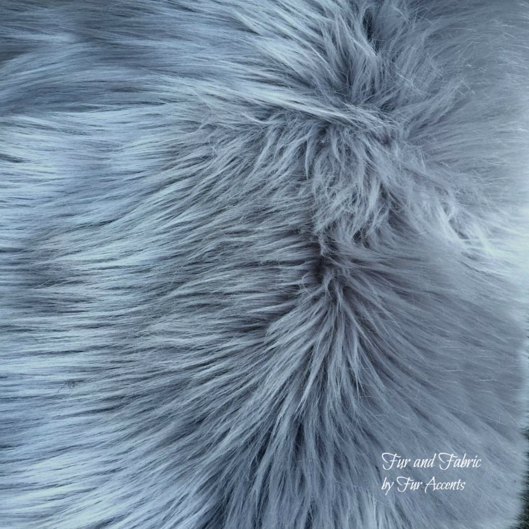 Silver Gray, Faux Fur Fabric,craft Squares,fun Fur - Baby Photos ...