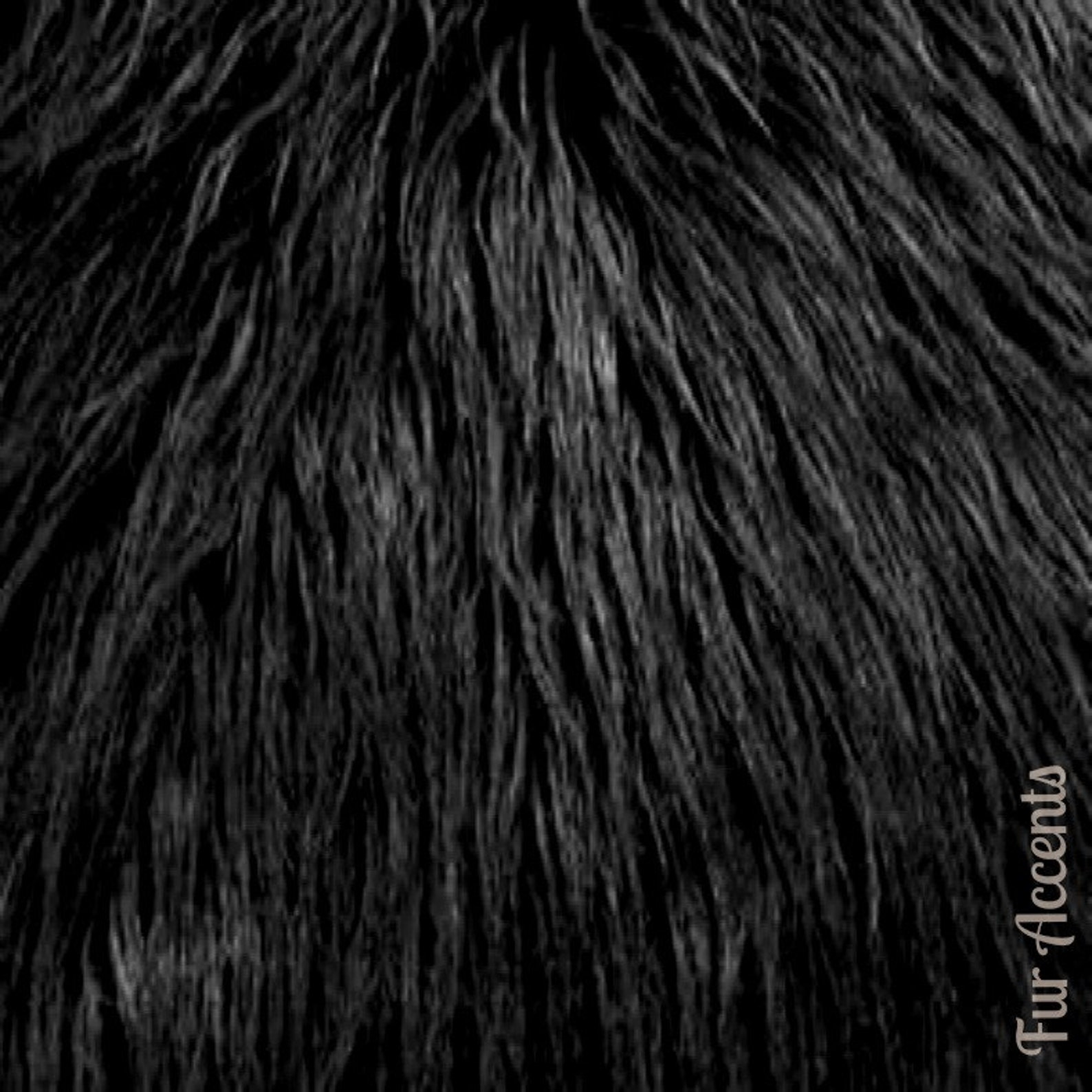 Black Shag Faux Fur Fabriccraft Squaresfun Fur Baby - Etsy