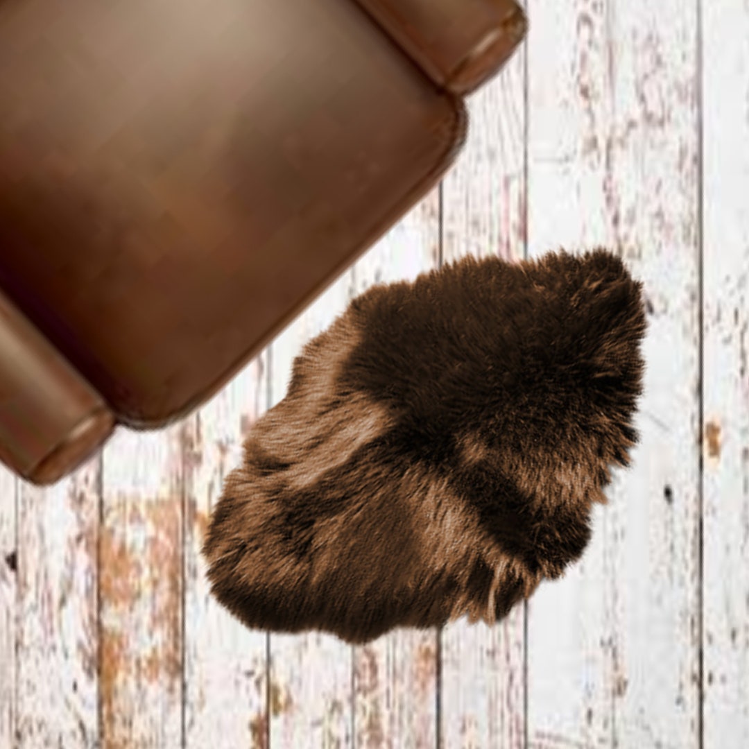 Fur Accents Exclusive, Beaver Pelt Rug, Faux Fur, Exotic Animal Pelt ...