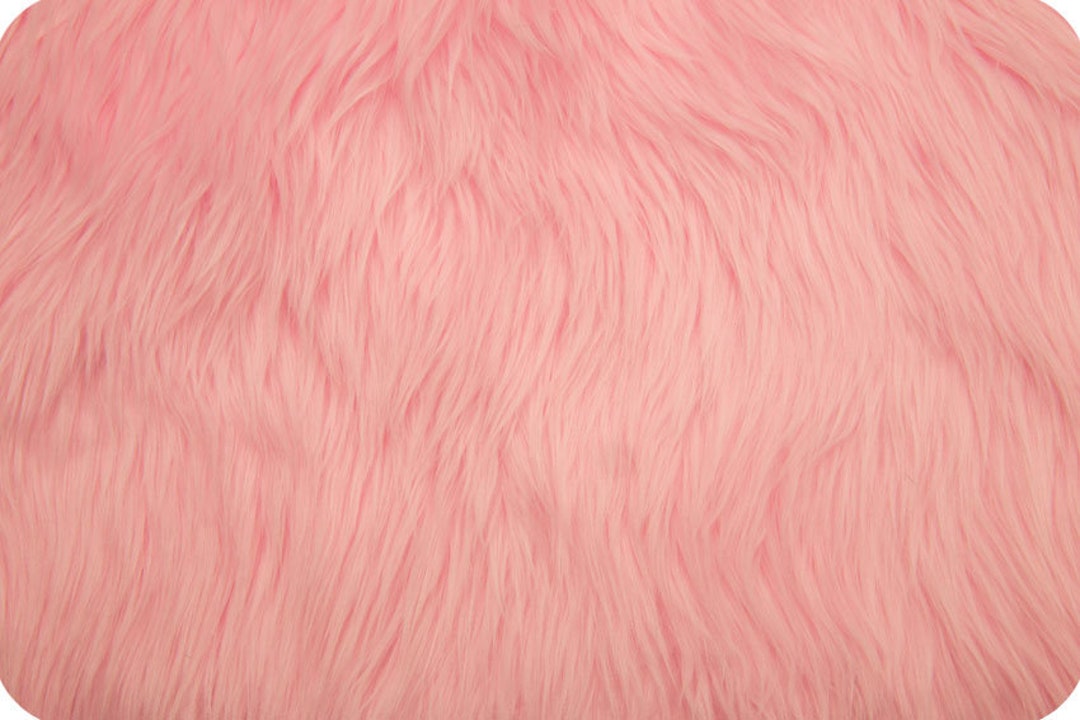 Cotton Candy Pink Shag Faux Fur Fabric, Soft Material - Etsy