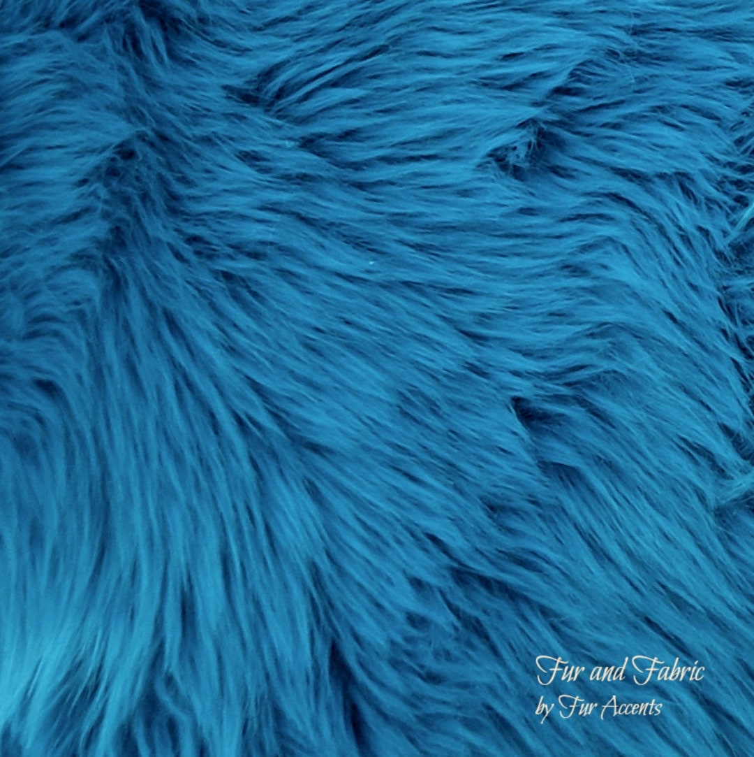 Aqua,cobalt Blue,shag,faux Fur,fabric,shaggy Fun Fur,baby Photos,props ...