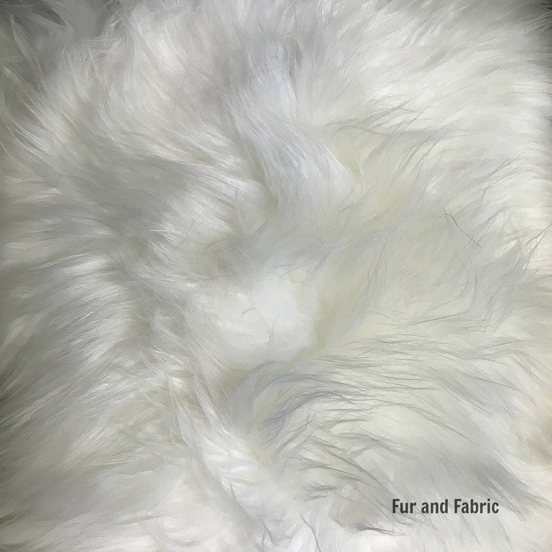White-off White-faux Fur Fabric,craft Squares,fun Fur - Baby Photos ...