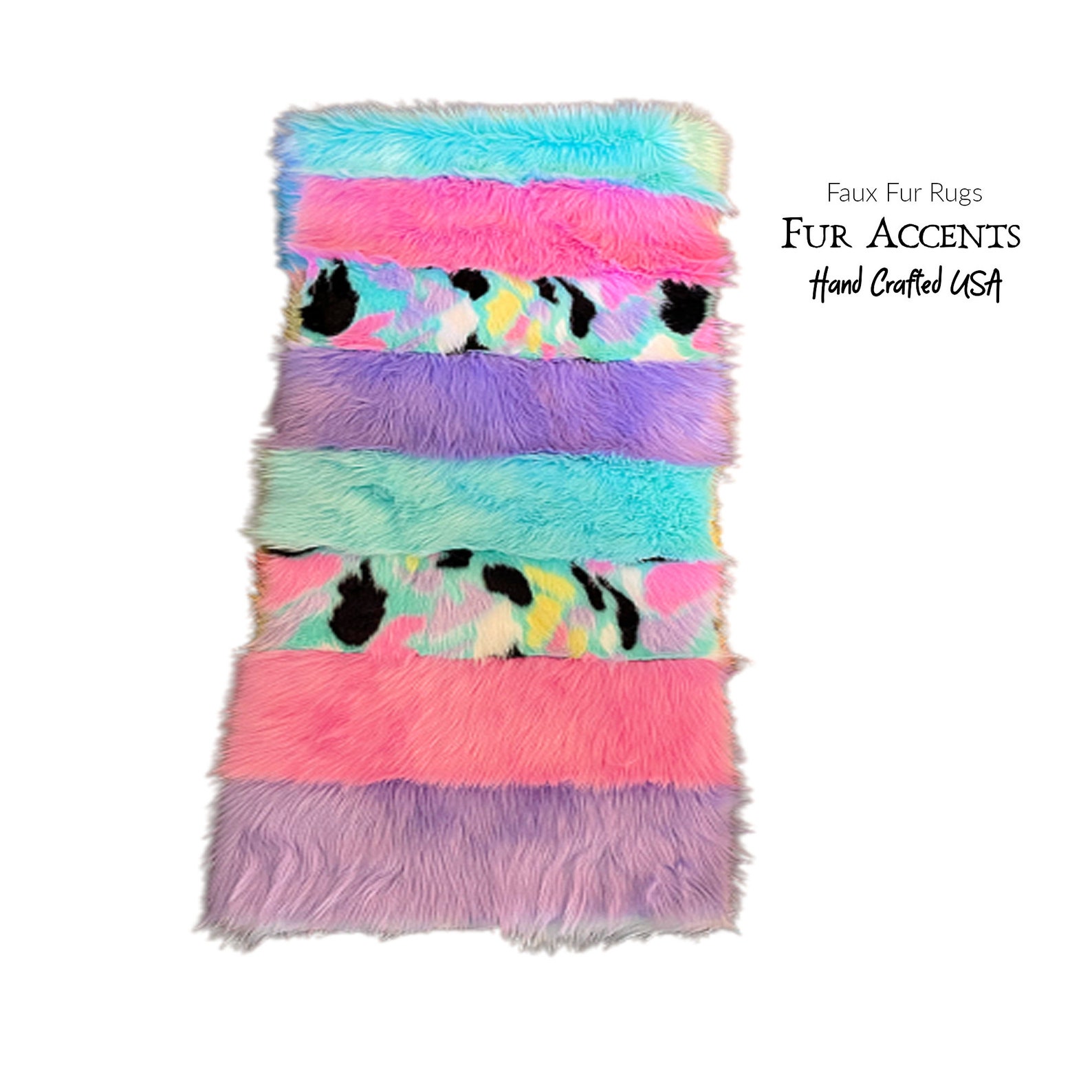 Pieced Faux Fur Fabric, Exotic Animal Pelt, Plush Craft Supplies - Etsy