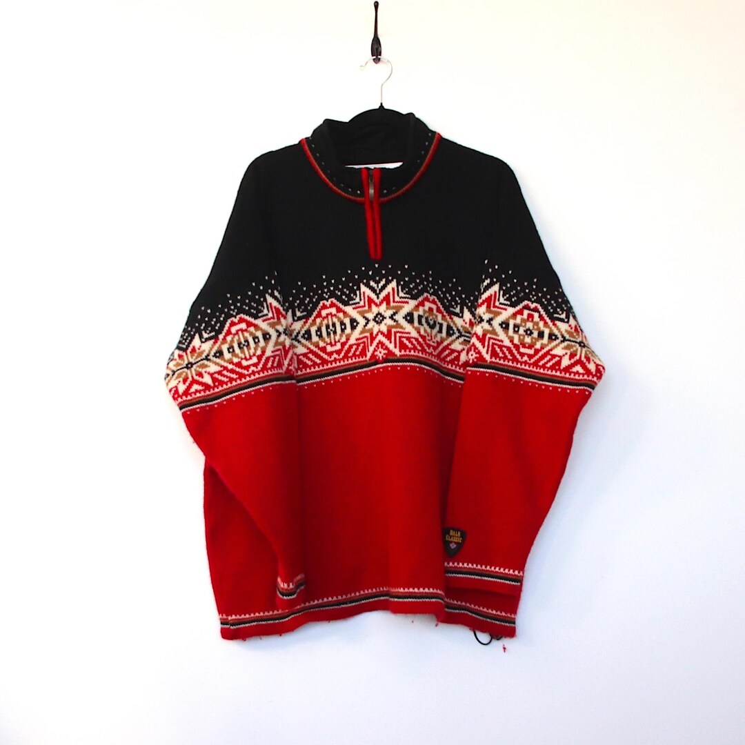 Vintage Dale of Norway Wool Large Sweater, Nordic Wool Sweater ...