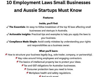 Top 10 Laws Every Small Business & Startup Needs to Know – Essential ...