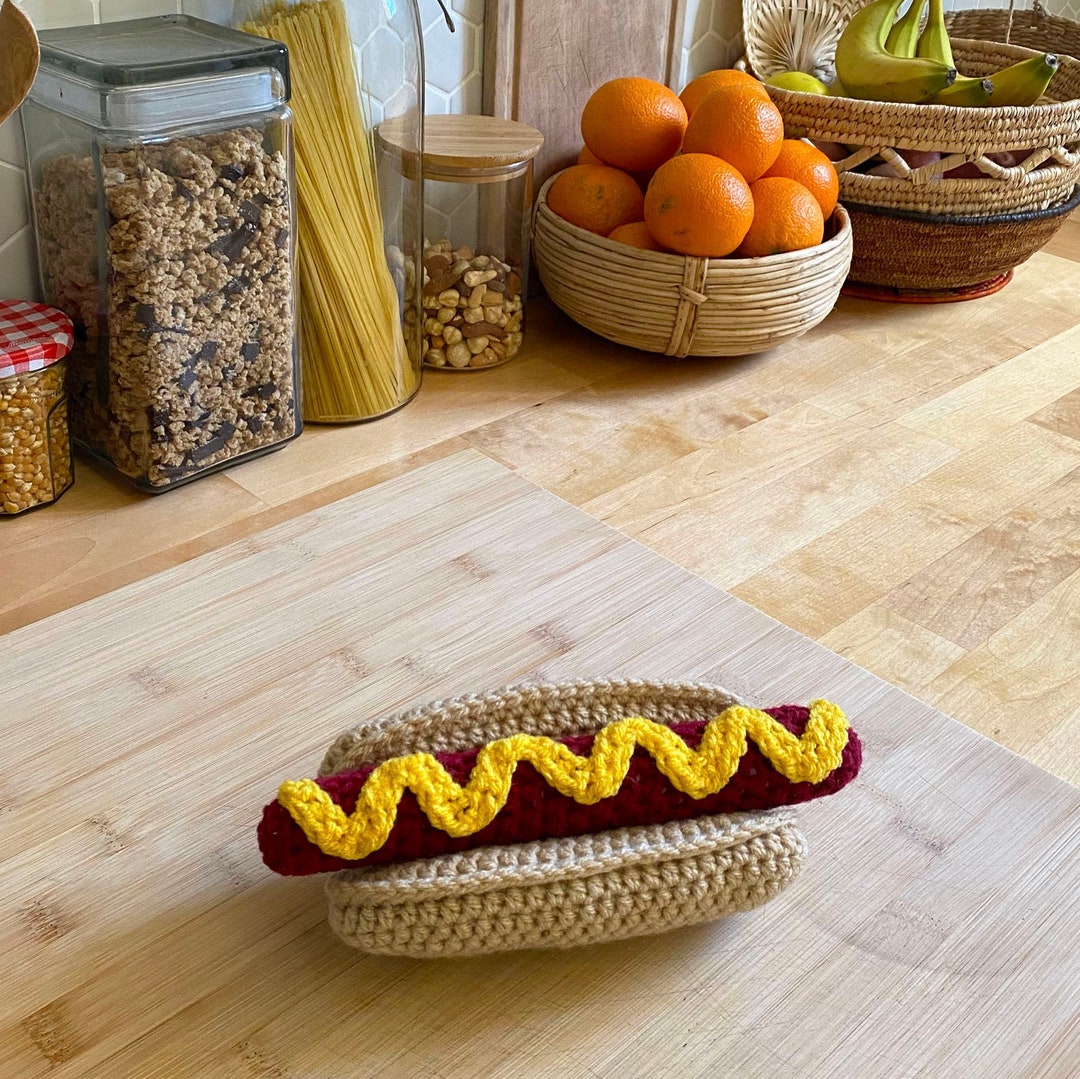 Crocheted Hot-dog - Etsy