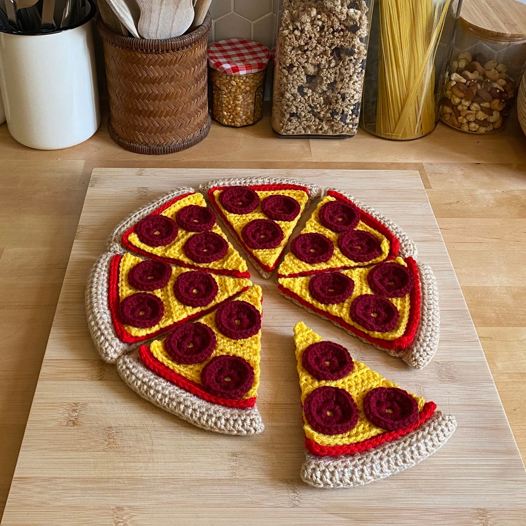 Crocheted Pizza Slice - Etsy