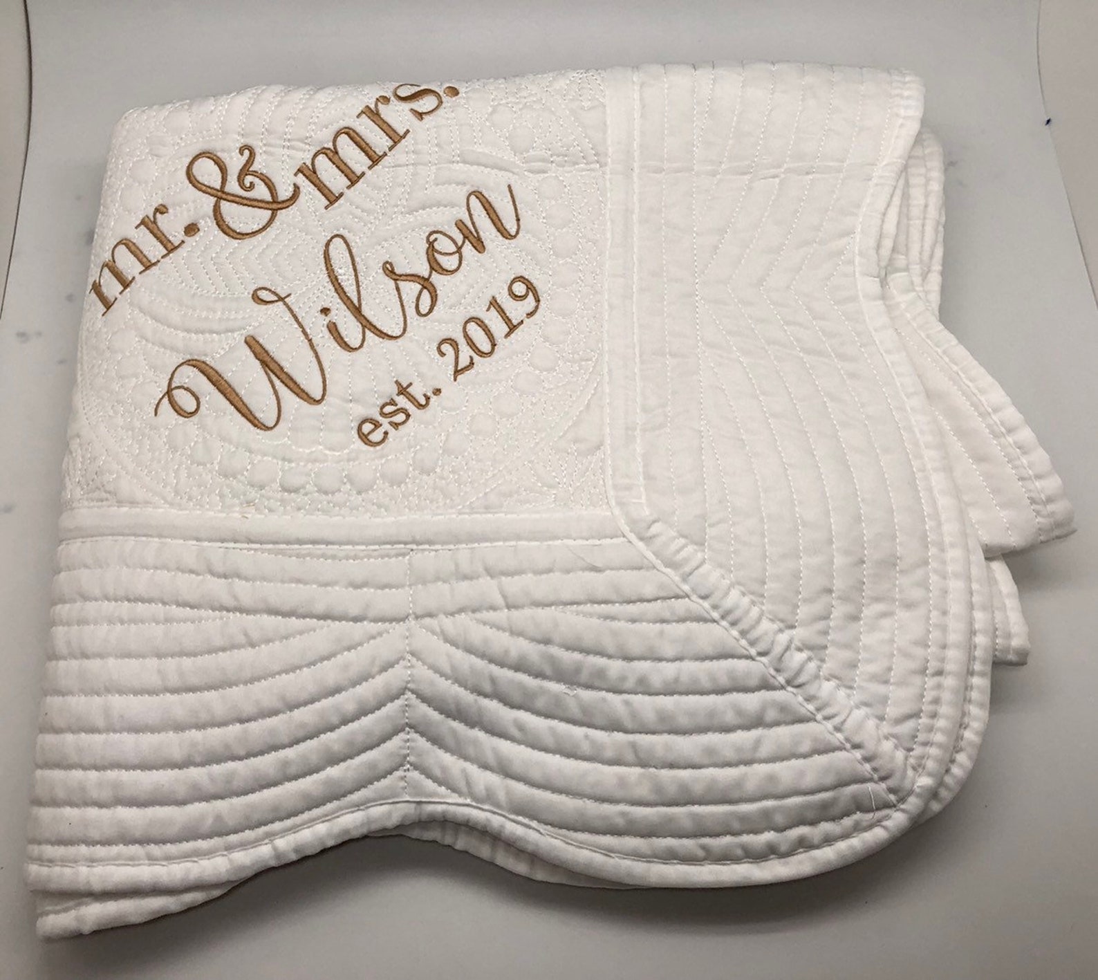 Personalized Wedding Quilt Couples Gift Anniversary Gift | Etsy