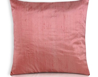 Pink Silk Pillow | Etsy