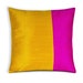 Color Block Cushions, Colorblock Silk Pillows, Handmade Silk Cushion ...