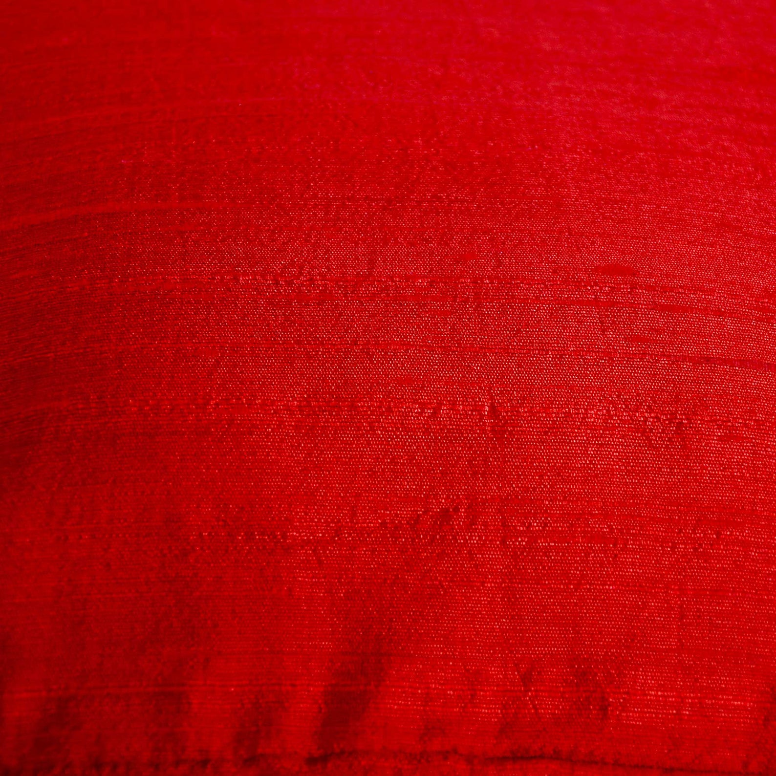 Red Raw Silk Pillow Cover-solid Red Dupioni Silk Cushion - Etsy