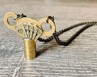 Clock Key Necklace | Etsy