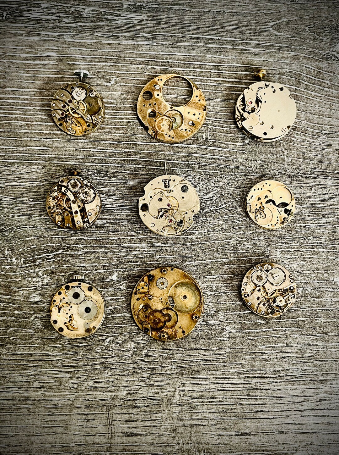 Steampunk Antique Pocket Watch Pieces Assortment Altered Art Crafts ...