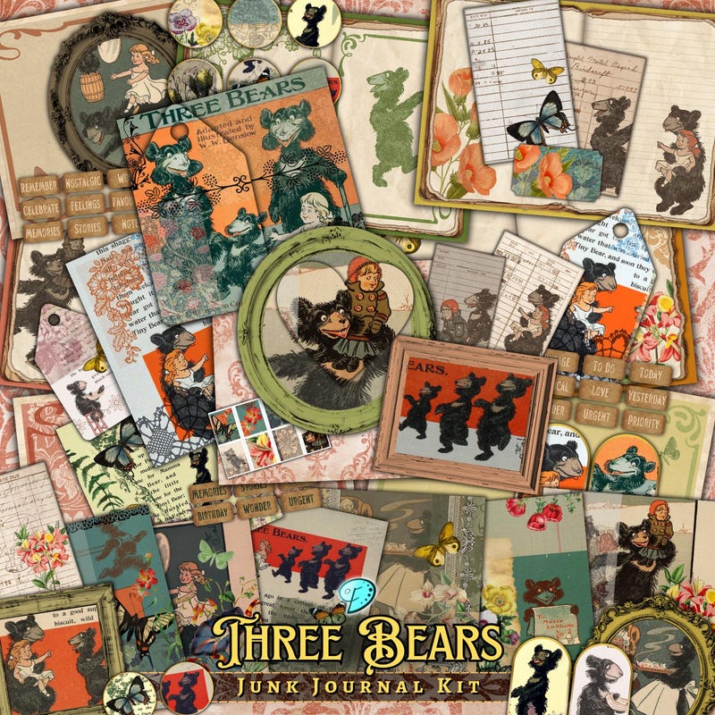 Three Bears Ephemera - Etsy