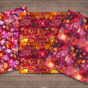 Euphoria Printable Digital Papers: Scrapbook Paper, Printable Paper ...