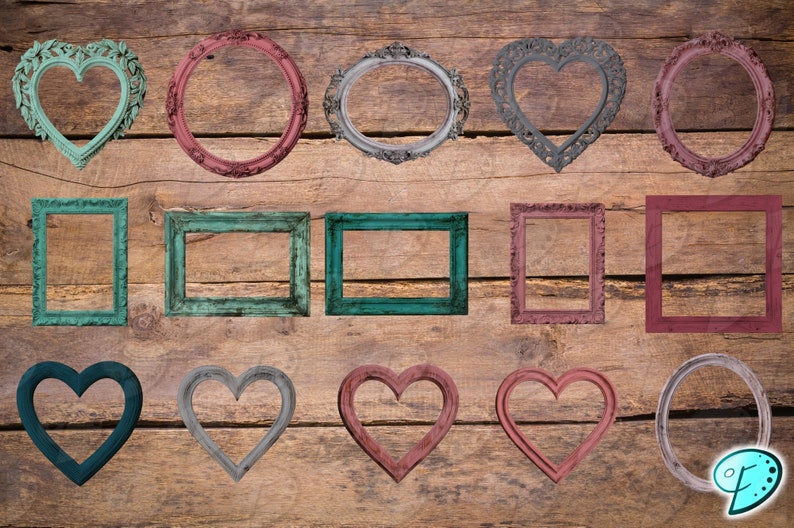Fairy Tale Shabby Chic Frames | Vintage | Ephemera | Fussy Cut ...