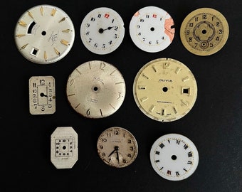 Steampunk Watch Faces Pocket Watch Faces Assortment 10 Pack Altered Art ...
