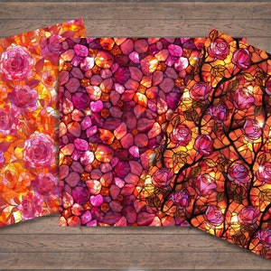 Euphoria Printable Digital Papers: Scrapbook Paper, Printable Paper ...